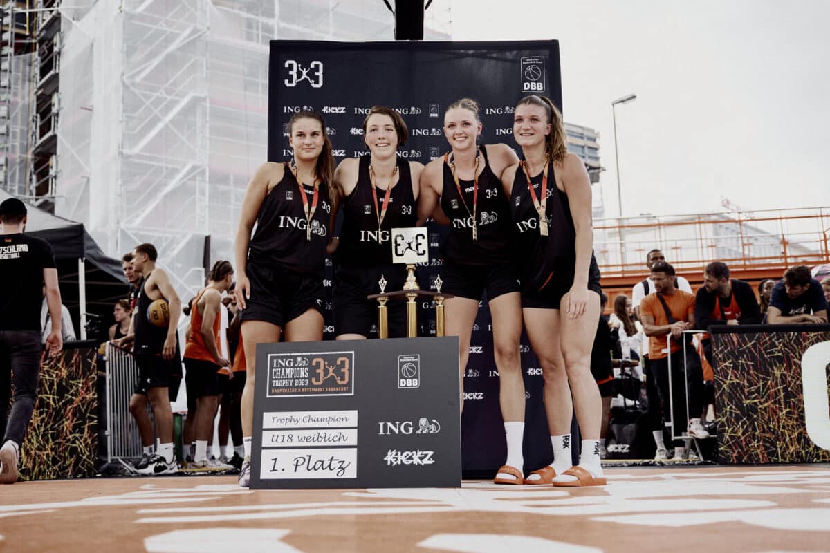Vier neue PokalsiegerInnen bei der ING 3x3 Champions Trophy 2023 - DBB